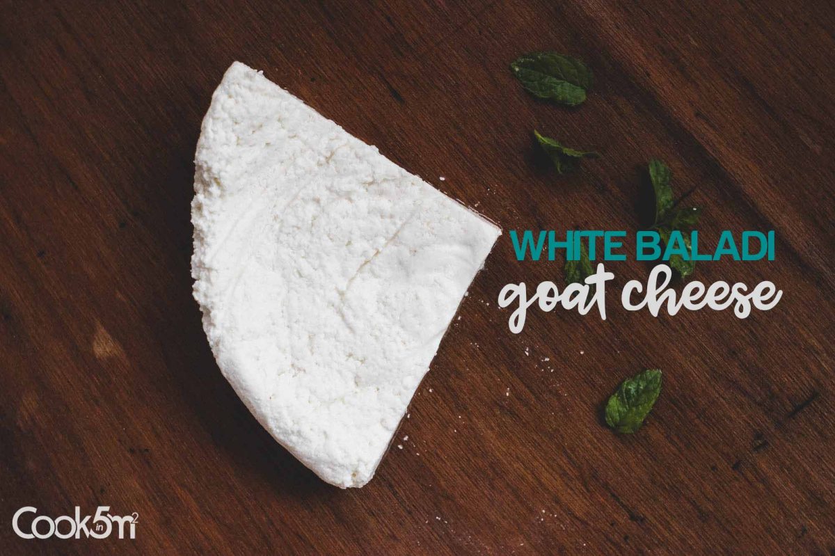 White Baladi Goat Cheese – Cook in Five Square Meters